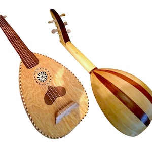 Handcrafted Moroccan Small Musical Instruments: Mini Oud, Guembri ...
