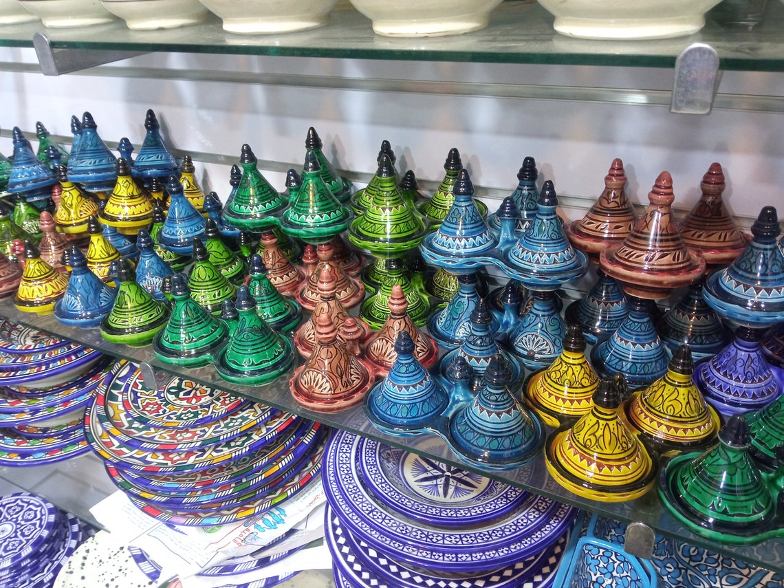 Triple Moroccan Mini Tagine for Spices, Small 3 Tagines , Spices Holder ...