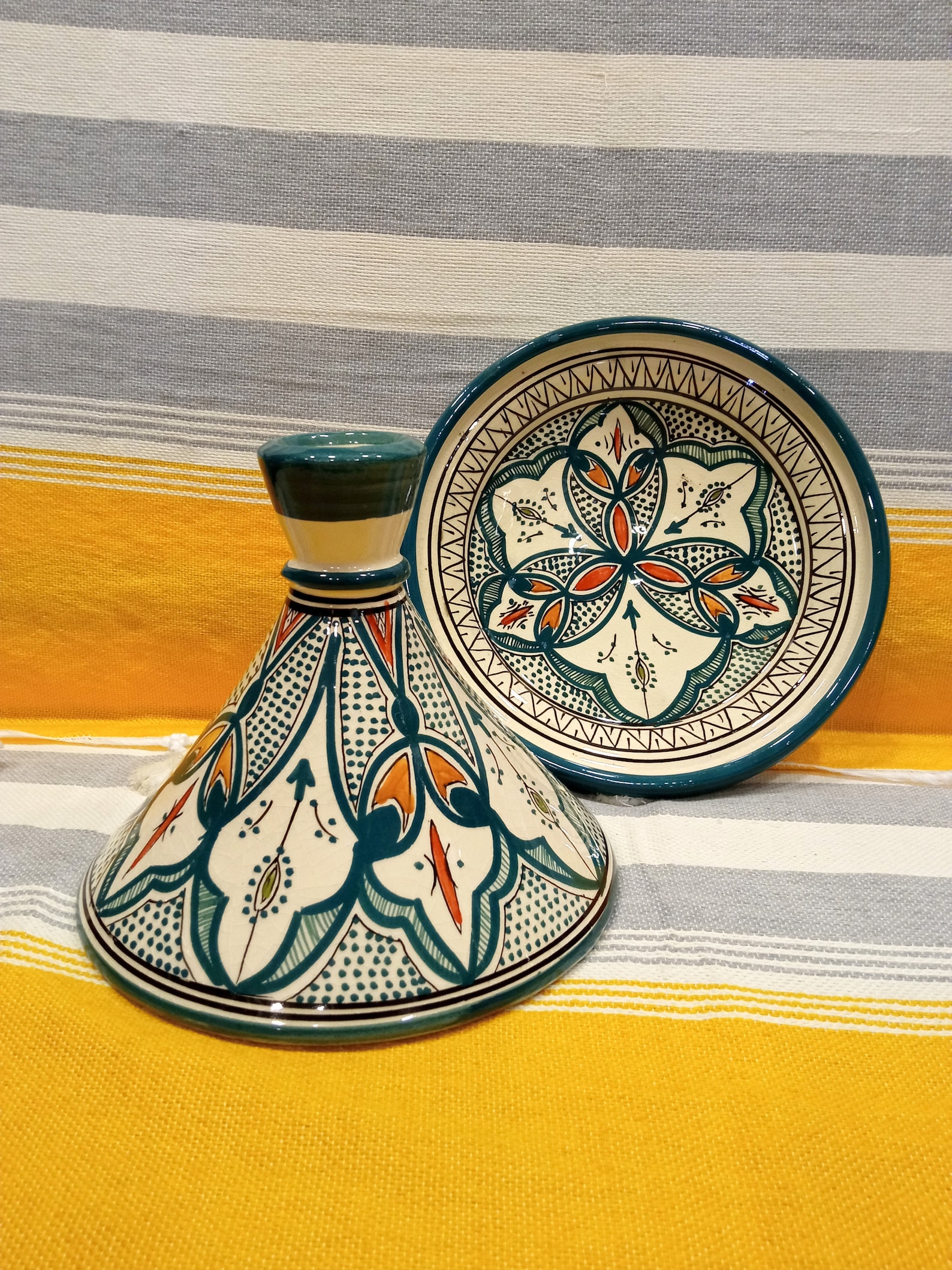 Moroccan Serving Tagine Hand-painted Tagine Decorative Tajine Tagine ...