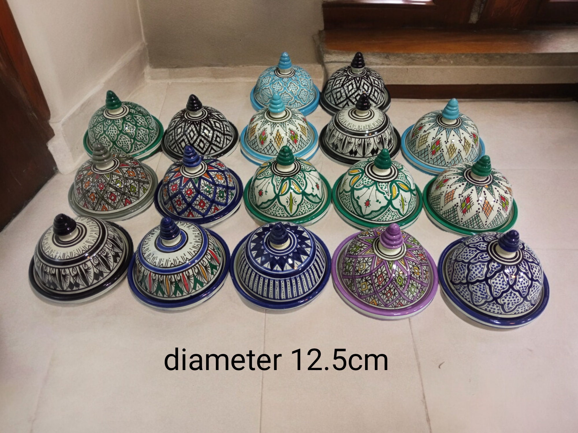 Moroccan Serving Tagine Hand-painted Tagine Decorative Tajine Tagine ...
