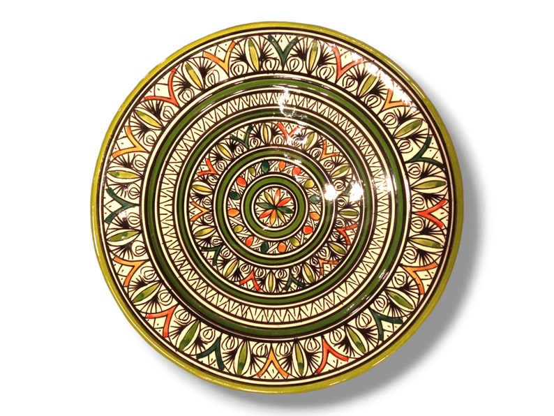 Moroccan 27cm Hanging Ceramic Plates - Wall Decorative Plates ...