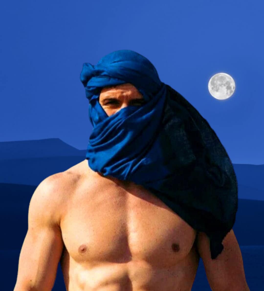 Moroccan Sahara Scarf Desert-inspired Scarf Authentic Saharan Textile ...