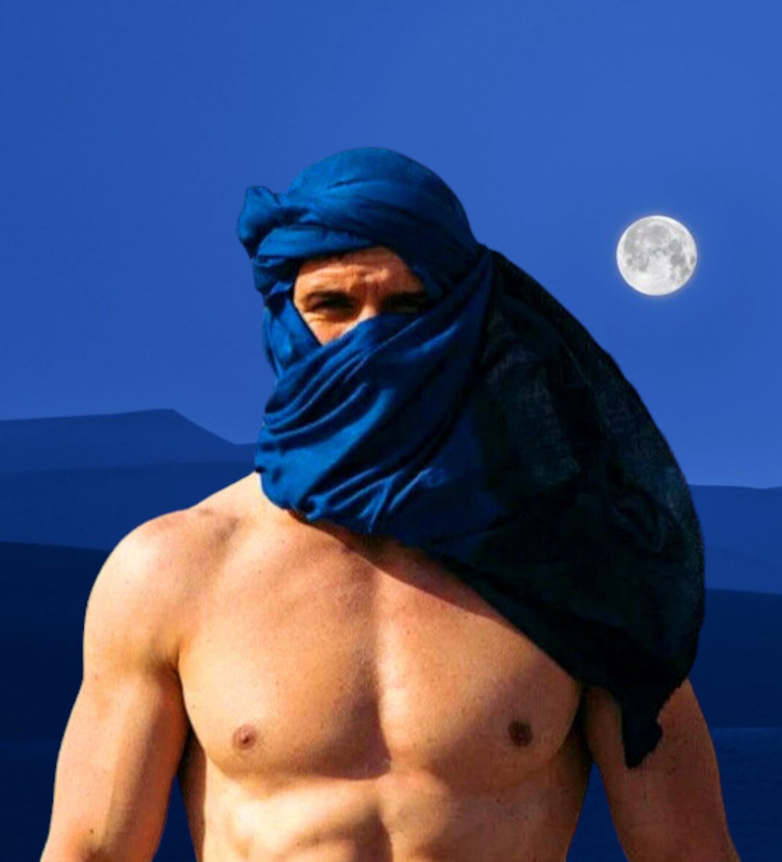 Moroccan Sahara Scarf Desert-inspired Scarf Authentic Saharan Textile ...