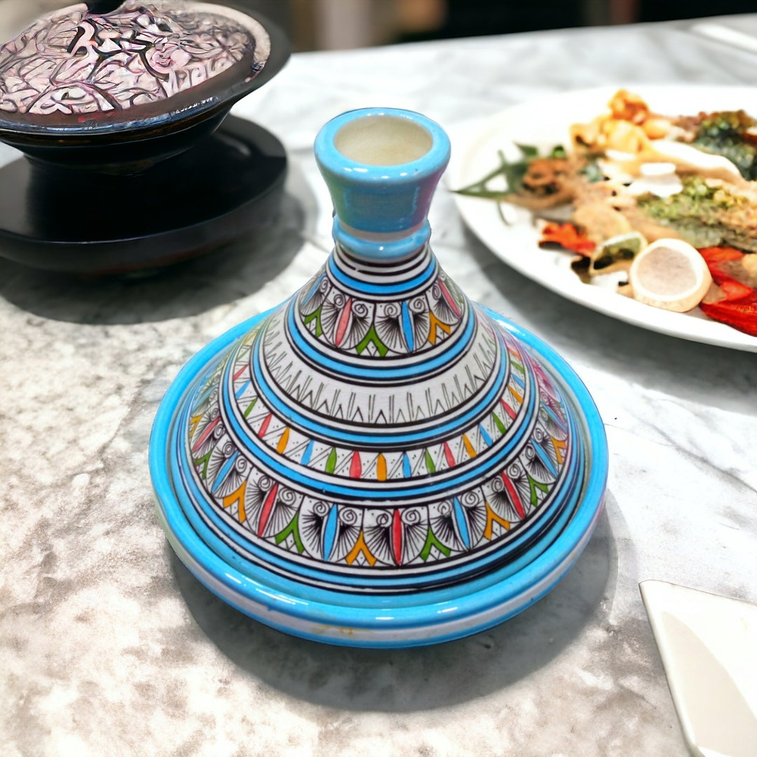 25cm Large Tagine Hand-painted Pottery Tajine Handmade Tajine Tagine ...