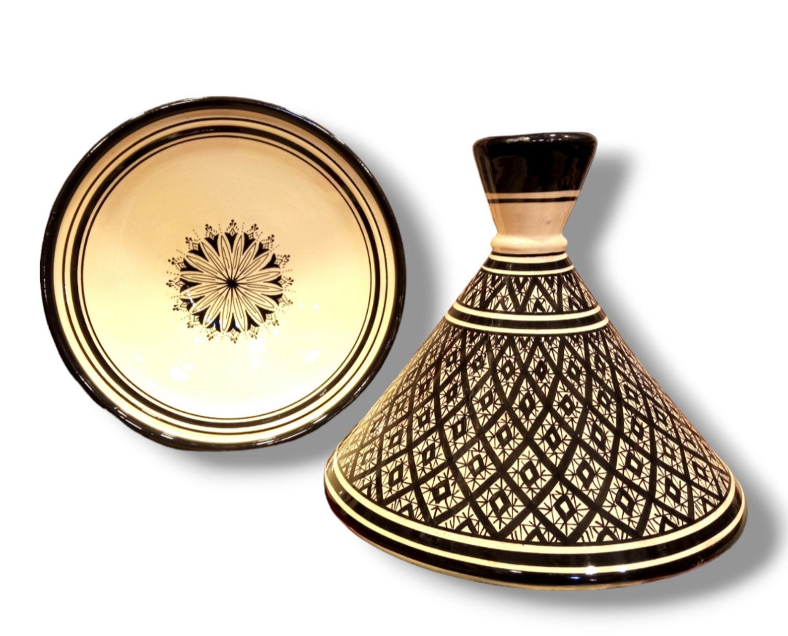 Large Moroccan Tagine / Ceramic Tagine / Serving Tagine / Clay Tagine ...