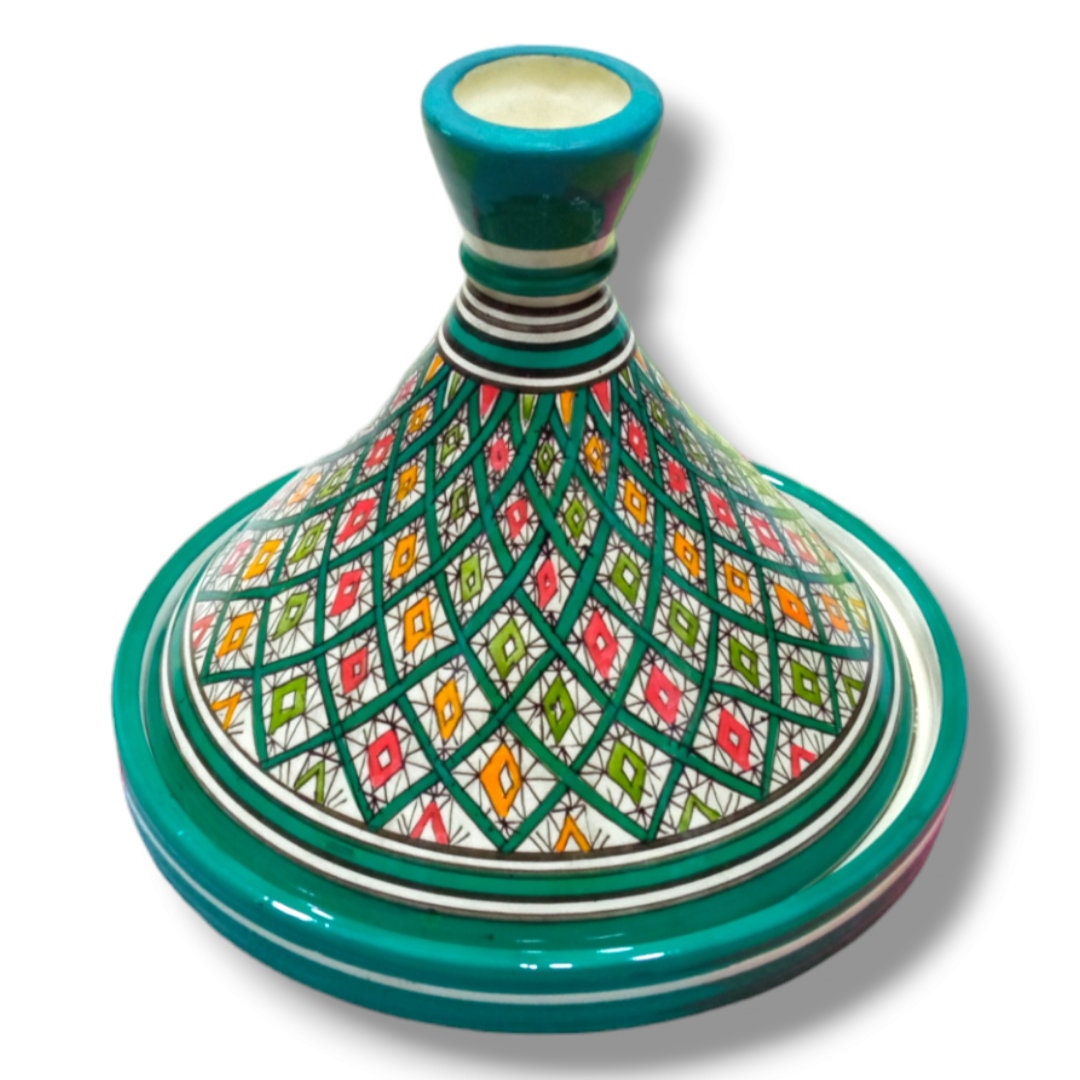 25cm Large Tagine Hand-painted Pottery Tajine Handmade Tajine Tagine ...