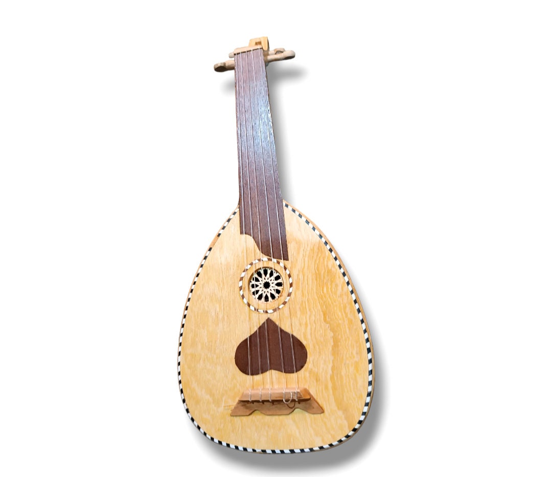 Small Lute Oud Music Instrument With 5 Strings Melodies - Etsy
