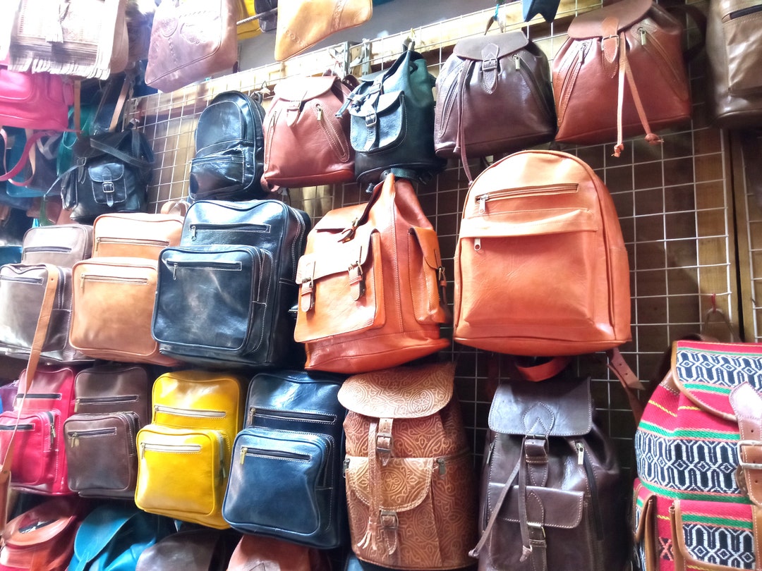 Authentic Moroccan Leather Bags Handcrafted Totes, Clutches, and Purses ...