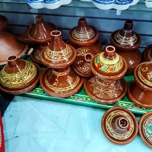 Authentic Moroccan Cooking Tagine - Handcrafted Clay Pot for Exquisite ...