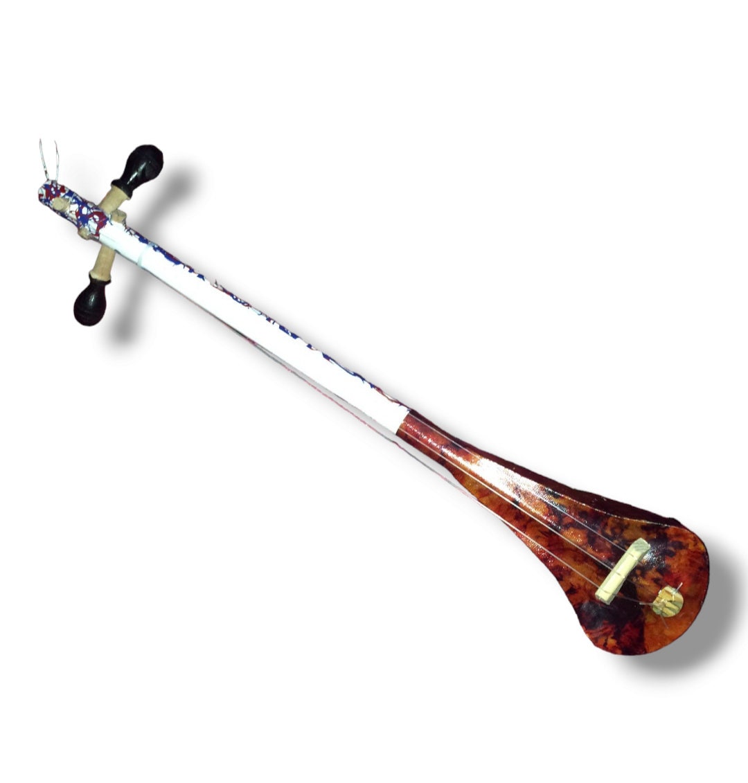 Piece of Art Moroccan Sintir Handmade, Small Guenbri Music Instrument ...