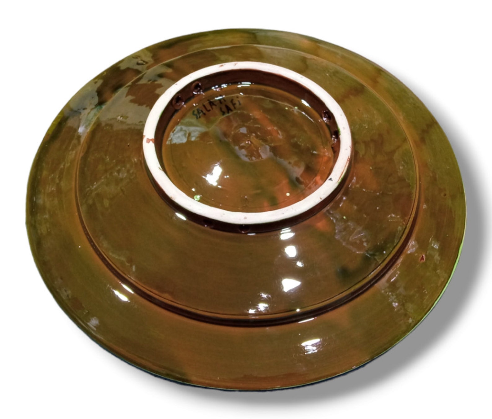 30cm Ceramic Plate, Handmade and Hand-painted Plate, Home and Deco ...