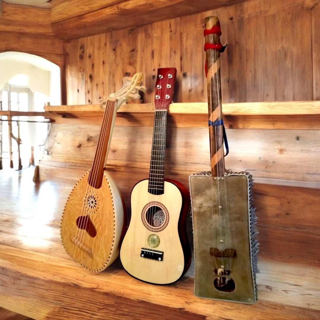 Handcrafted Moroccan 5-string Lute, Guitar , Guembri: Authentic ...