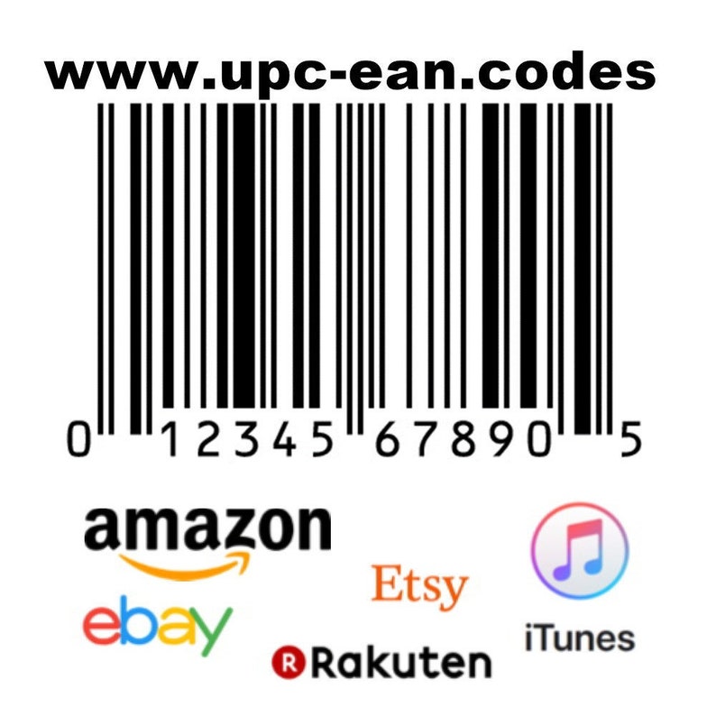 Www upc ean codes 200 UPC EAN Codes Numbers Barcodes For Etsy UK