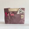 Canvas Zipped Journal Case With Front Pocket, Zipper Notebook Cover ...