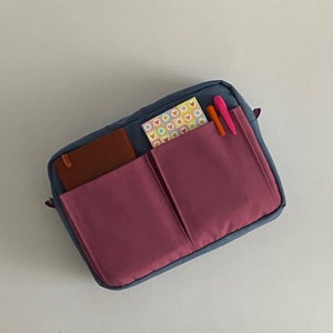 Customized Canvas Planner and Journal Pouch for Journal Supplies, Small ...