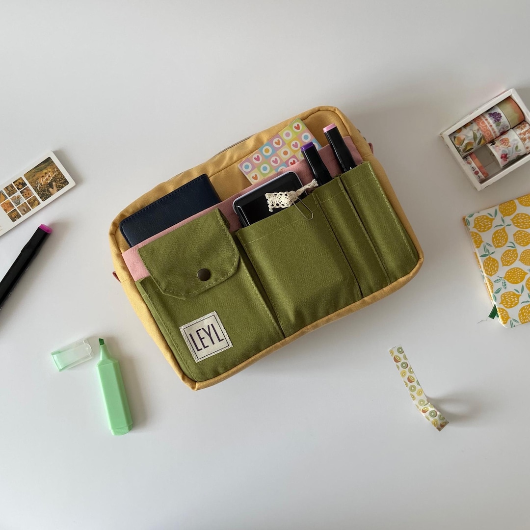 Canvas Journaling Pouch, Journal Accessories, Journal Bag, Utility ...