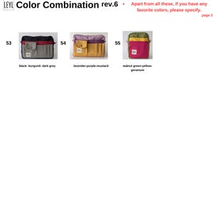 Canvas Purse Organizer Insert for Tote Bag, Removable Bag Insert ...