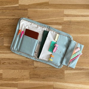 Canvas Zipper Pouch for A5 Notebook, A6 Zippered Planner Case, Journal ...