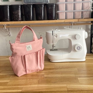 Planner Tote Bag for Stationary Storage, Canvas Planner Caddying ...