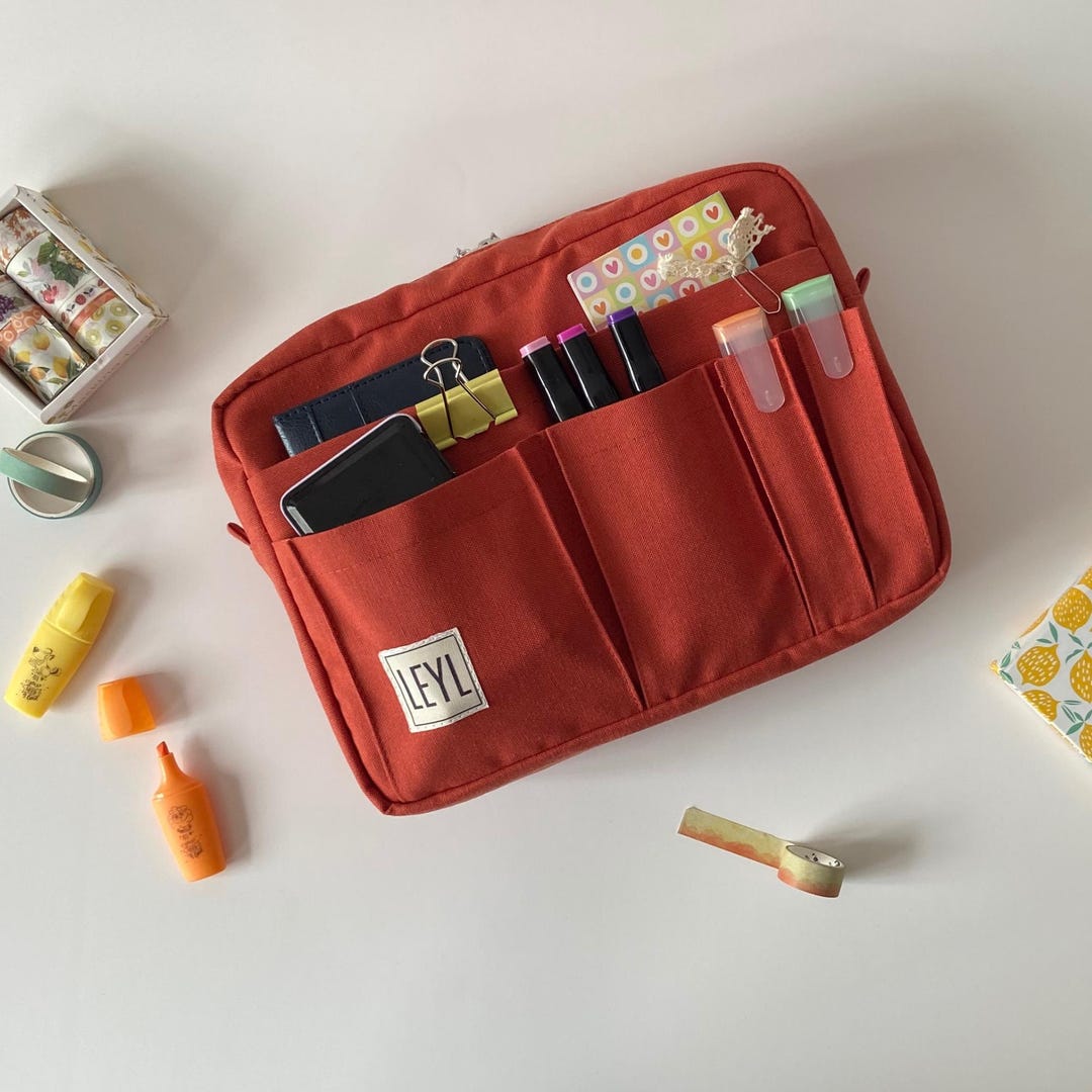 Canvas Solid Color Journaling Pouch, Utility Pouch, Journal Pouch ...