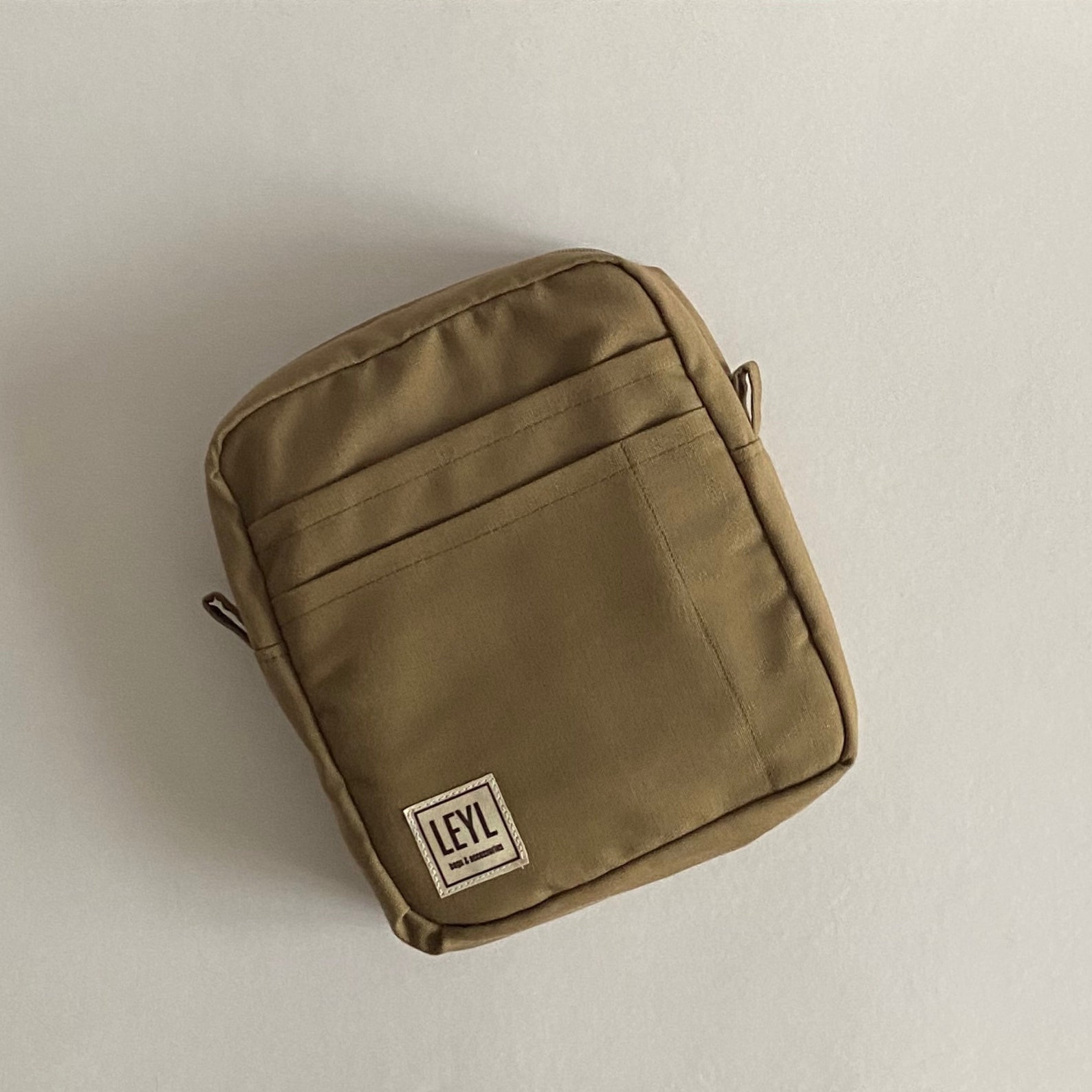 Canvas Solid Color Planner Bag With Strap, Journal Pouch, Vertical ...