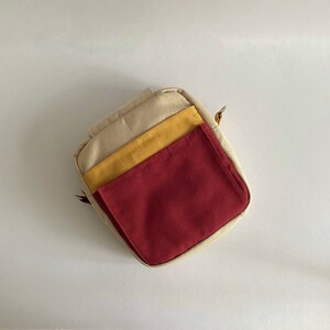 Canvas Vertical Planner Pouch Organizer for Supplies Carrying and ...