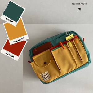 Canvas Organizer Utility Pouch for Journal Supplies or Other Tools ...