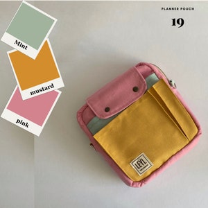 Canvas Organizer Utility Pouch for Carrying Tool and Supplies, Planner ...