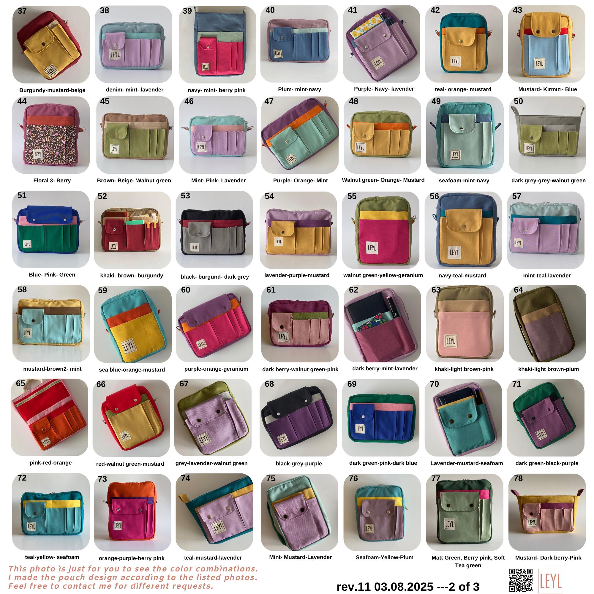 Canvas Custom Utility Pouch for Journaling and Carrying Journal ...