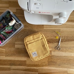 Canvas Solid Color Vertical Utility Pouch for Organizer Journal ...