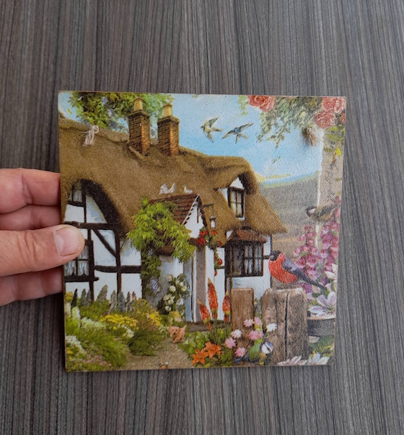 Wall Decoration With Decoupage Technique Wooden Wall - Etsy