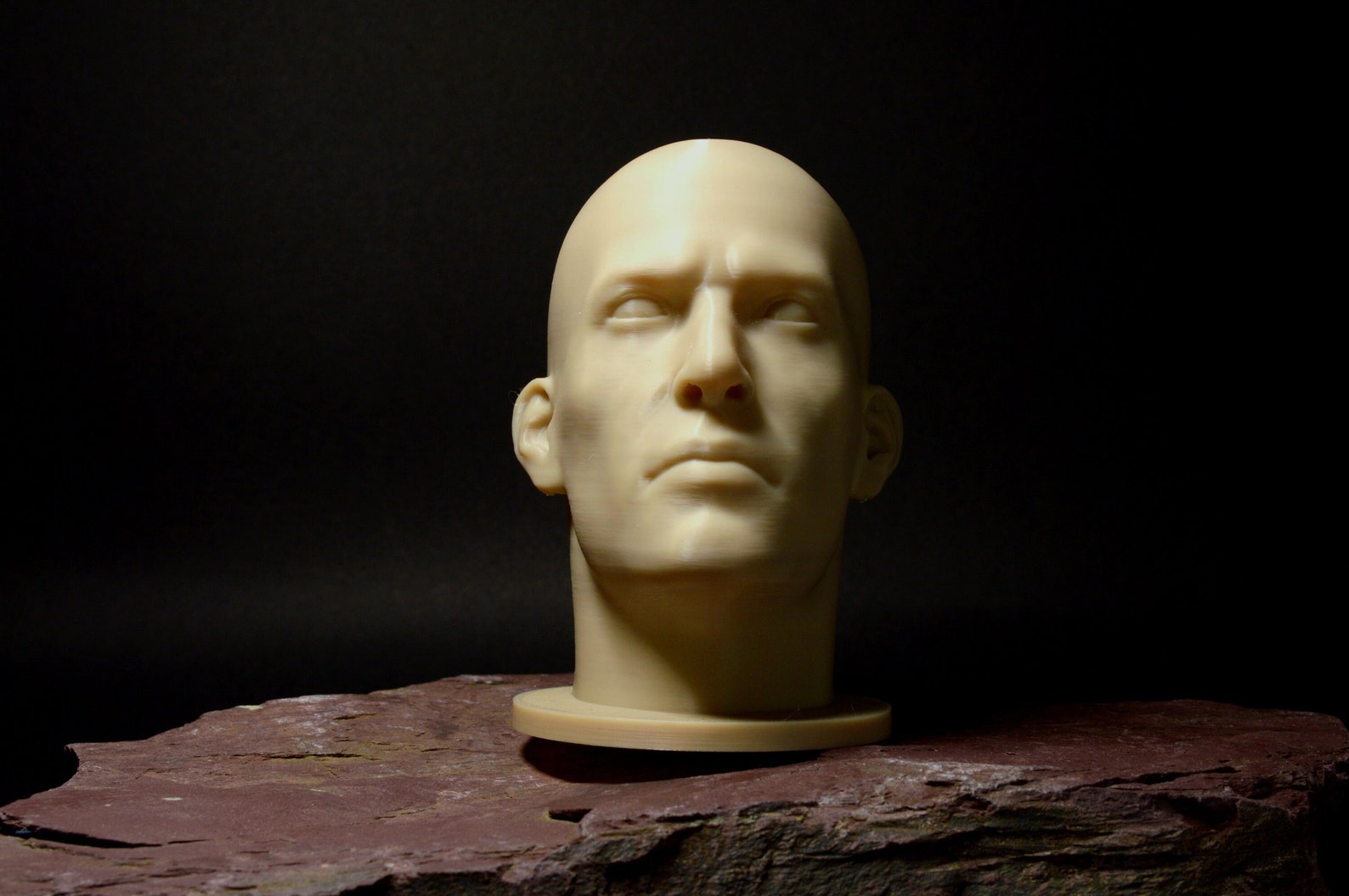 Extra Large Realistic Male Head Bust — Portrait Drawing Reference - Etsy