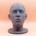Realistic Female Head Bust — Human Anatomy Reference Figure for Artists ...