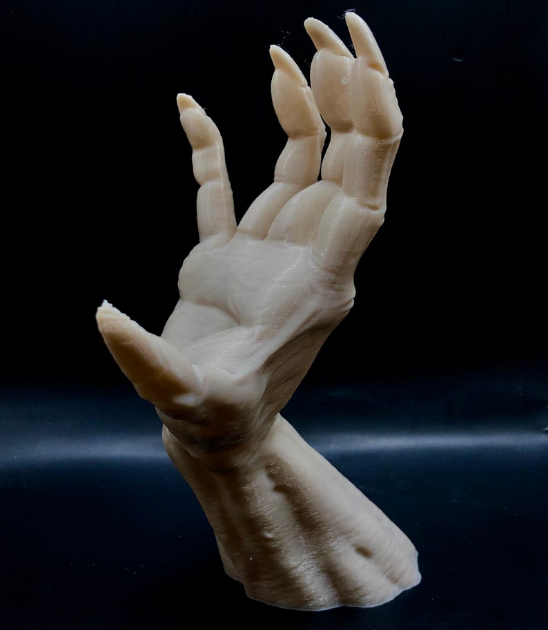 Wall Mounted Demon Devil Hand — Scary Halloween Horror Home Decor - Etsy