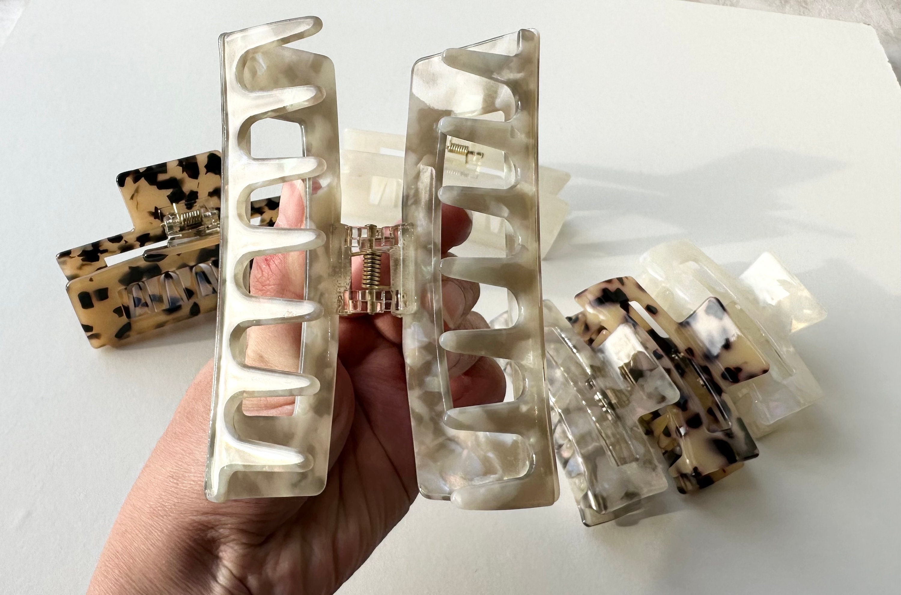 Jumbo Claw Clip, Oversize XXL Large Claw Clip, Hair Accessories, Gift ...