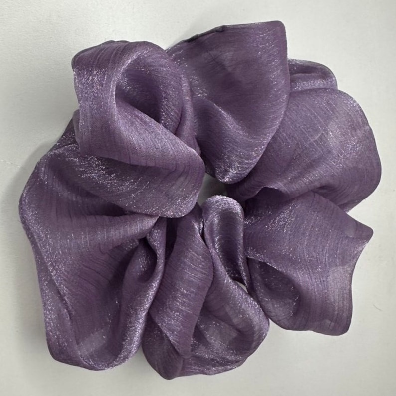 Jumbo Organza Scrunchie, Oversize XXL Large Scrunchies, Ponytail ...