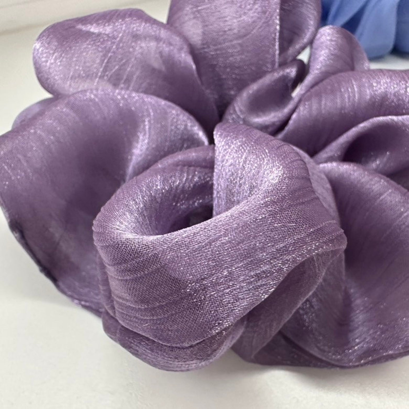 Jumbo Organza Scrunchie, Oversize XXL Large Scrunchies, Ponytail ...