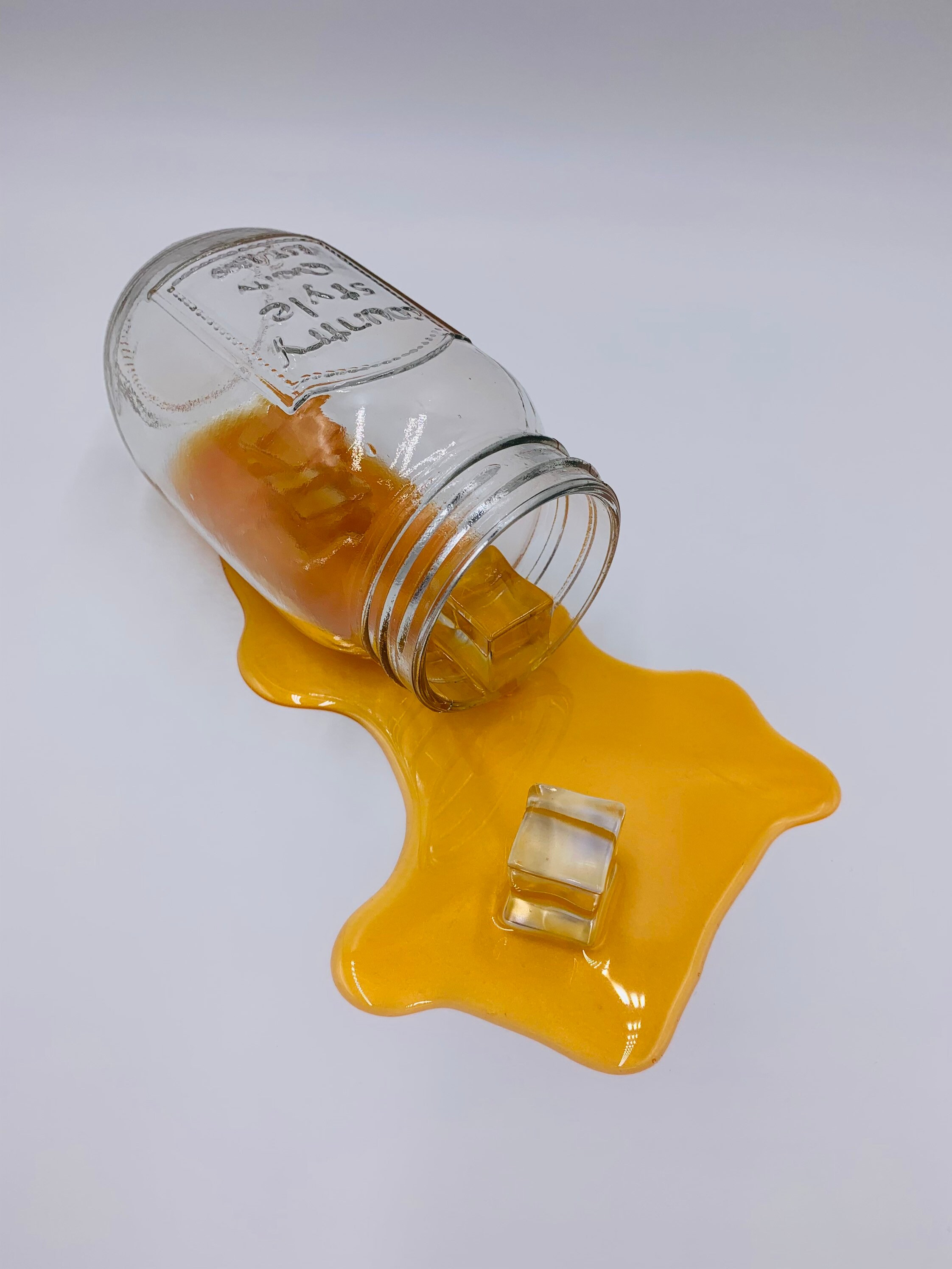 Orange Soda Spill / Fake Spill / Office Decor / Fun Gift - Etsy
