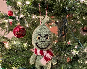 Crochet Grinch Ornament - Etsy