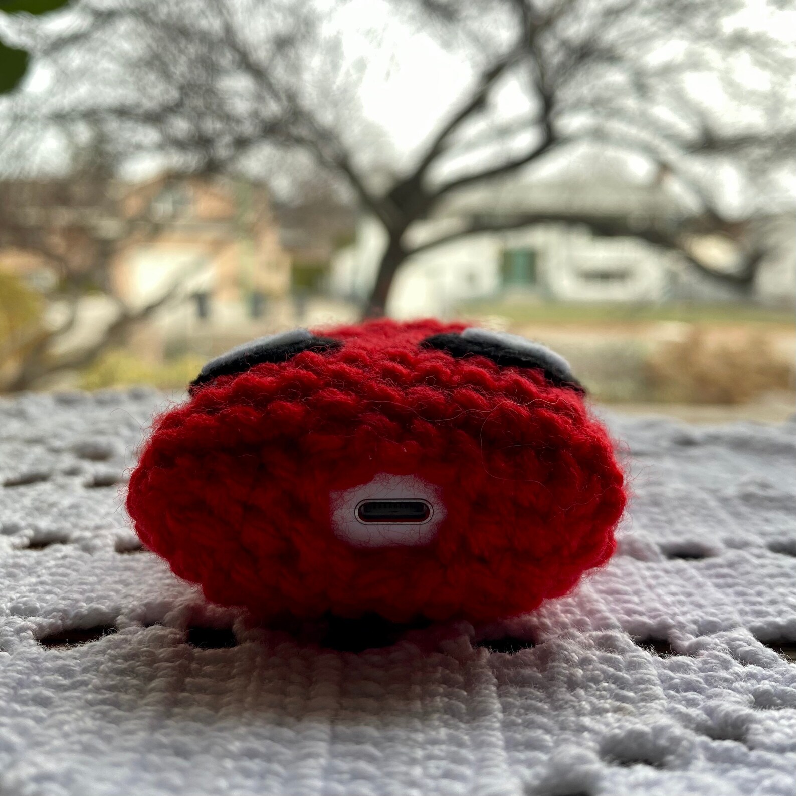 Spidey Mask Crochet AirPod Case - Etsy