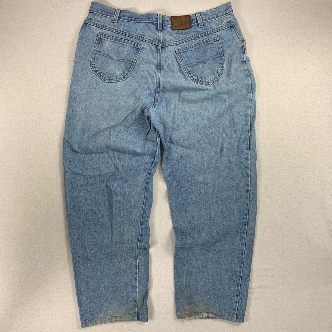 Vintage Blue Cobra Jeans Baggy Fit - 40 - 90s - Etsy