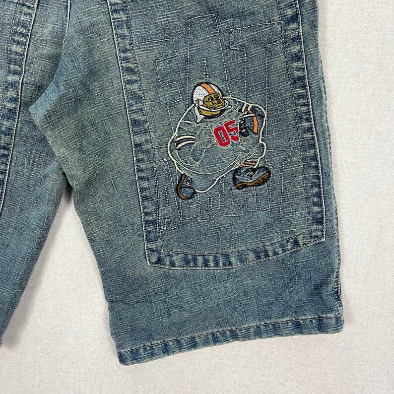 Vintage Fat Albert Aodeli XBY Seborn Jeans Jean Jort Embroidered Baggy ...
