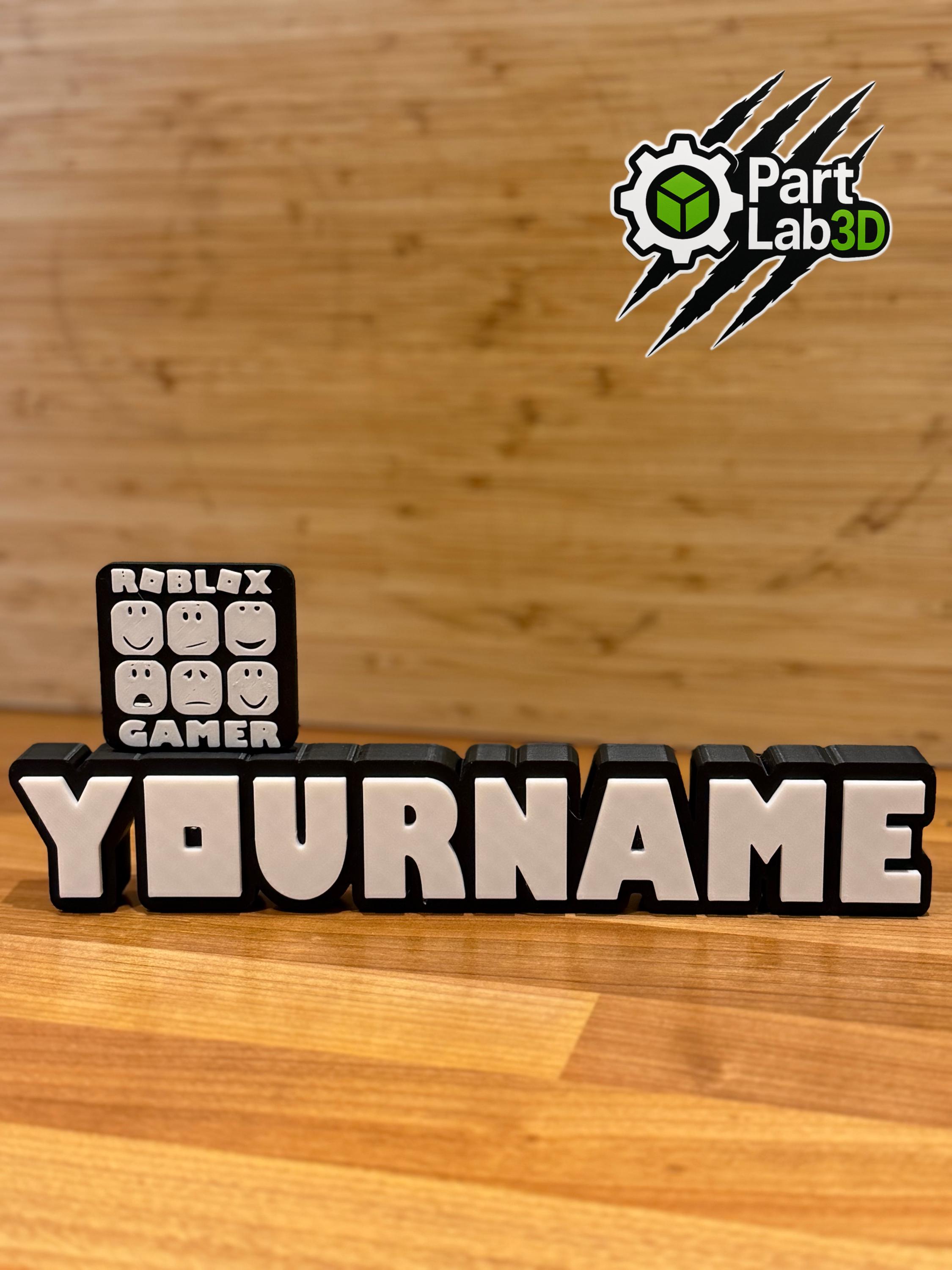 Personalised Gamer Tag Sign – Custom Gaming Name Plate – Gaming Room ...