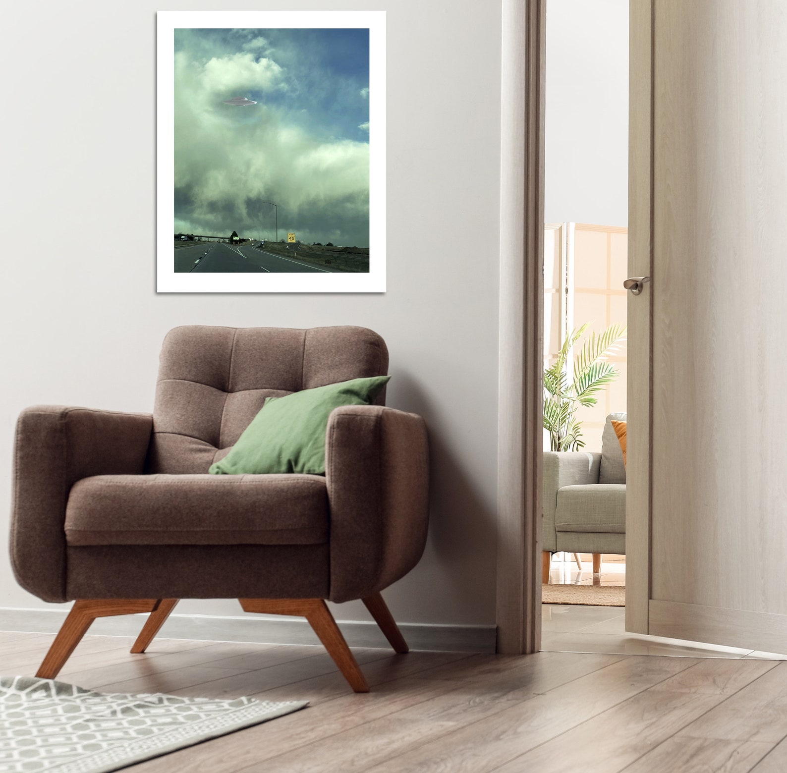 UFO Sighting Photograph, Picture of UAP, Space Craft Alien Poster, 11 X ...