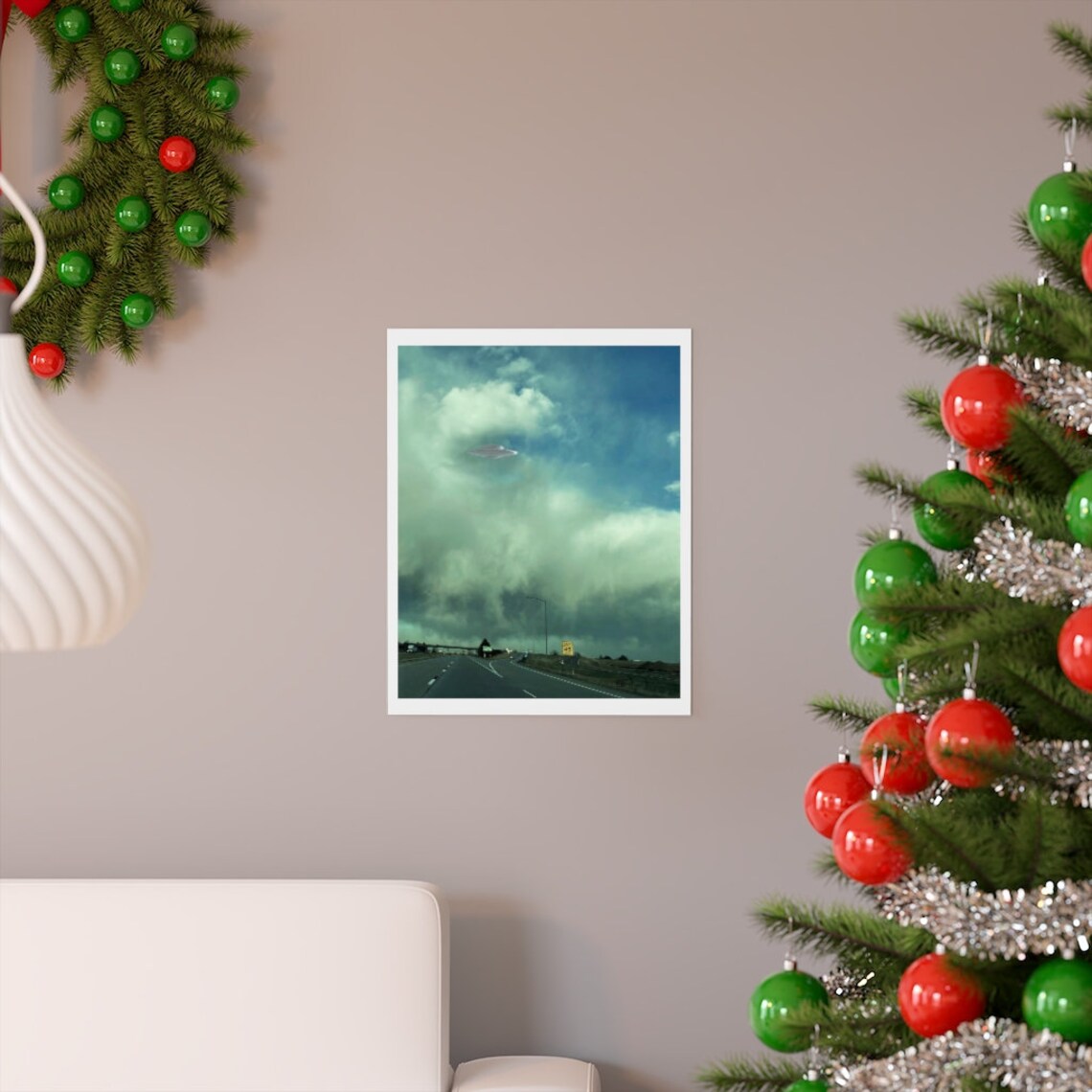 UFO Sighting Photograph Picture of UAP Space Craft Alien - Etsy