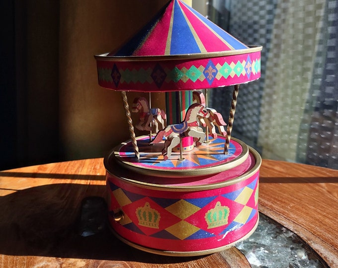 Otagiri 1981 Carousel Waltz Music Box - Japan - Etsy