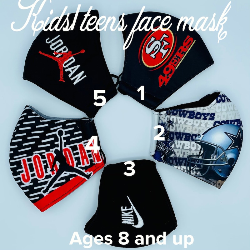 Jordan Face Mask - Etsy
