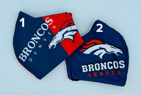 NFL High-quality Denver Broncos Football Face Mask Sports - Etsy