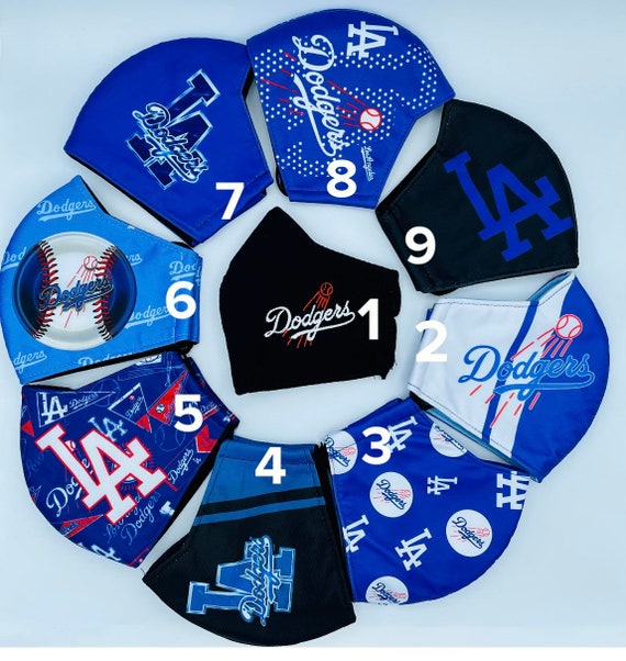 MLB Los Angeles Dodgers High Quality Face Mask LA Dodgers - Etsy