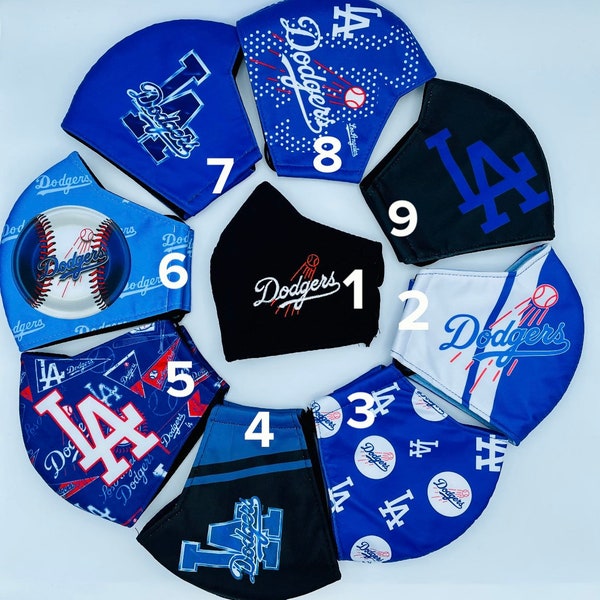 Dodgers Mask - Etsy
